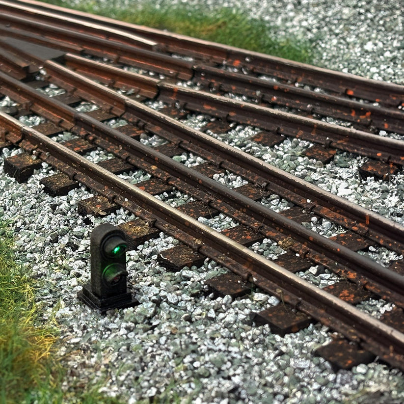 O Gauge 3-Rail Turnout Signals Kit for Stall Motor - Dwarf Signals ...